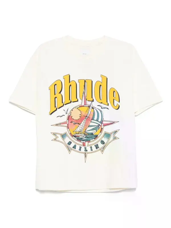 Rhude Port De T-shirt - White
