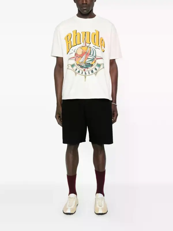 Rhude Port De T-shirt - White