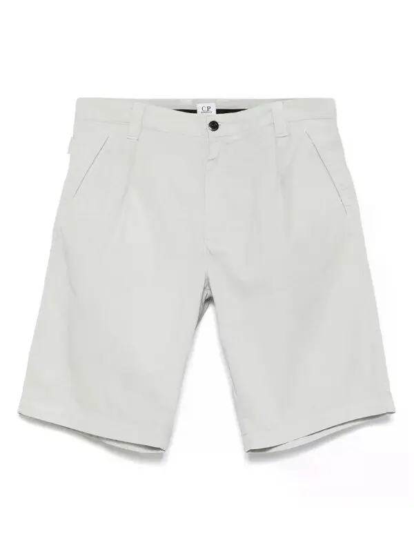 C.P. COMPANY Cotton Bermuda Shorts - Grey