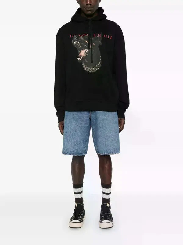 IH NOM UH NIT Printed Hoodie - Black