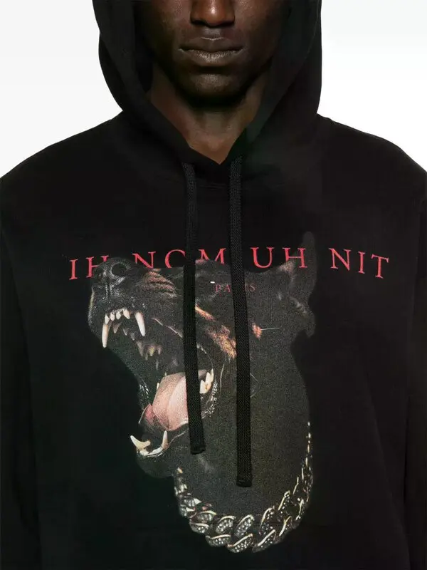 IH NOM UH NIT Printed Hoodie - Black