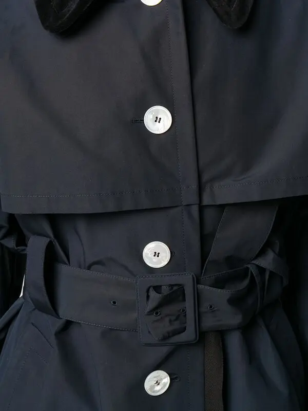 Prada Single-breasted Belted Trench Coat