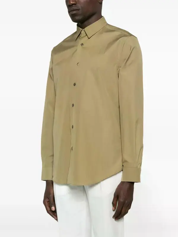 Paul Smith Charm-button Cotton Shirt