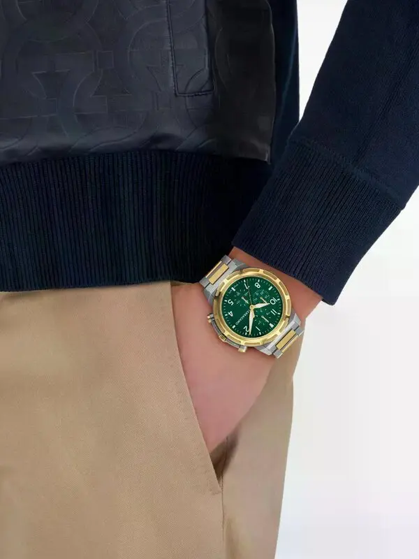 FERRAGAMO Sport Chrono 44mm Watch - Green