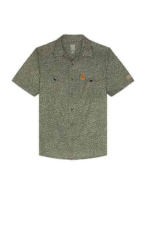 TOPO DESIGNS Retro River Shirt In Army