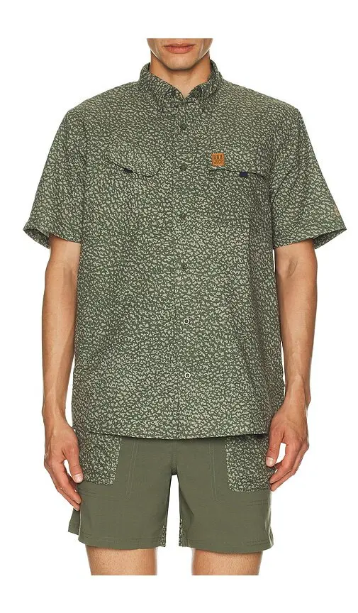 TOPO DESIGNS Retro River Shirt In Army