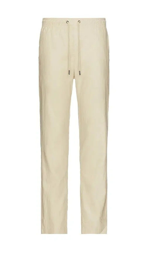 Onia Stretch Linen Pull-on Pant