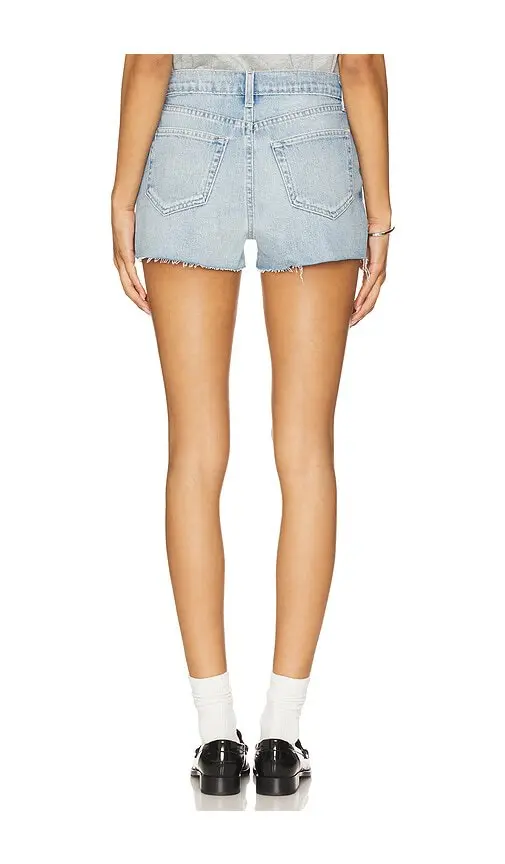 L'Agence Clark Denim Shorts - Fontana Destruct