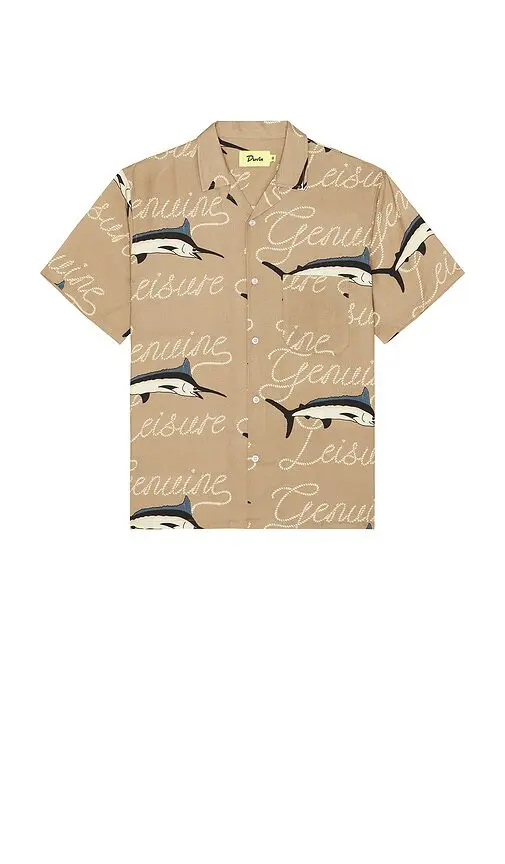 DUVIN DESIGN Dolphin Leisure Button Up Shirt
