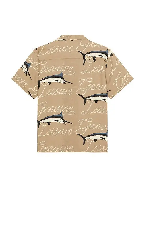 DUVIN DESIGN Dolphin Leisure Button Up Shirt