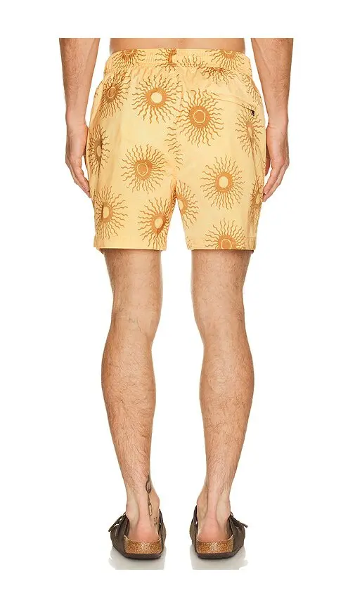 Onia Charles 5 Swim Trunk - Orange Multi
