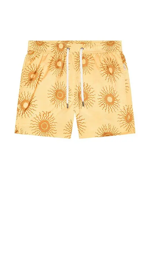 Onia Charles 5 Swim Trunk - Orange Multi