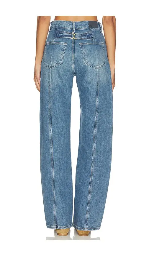 Paige Arellia Jeans Light Wash Wide Leg Denim - Keystone