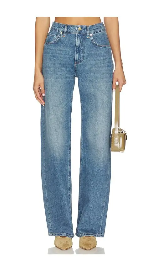 Paige Arellia Wide-leg Jeans - Keystone