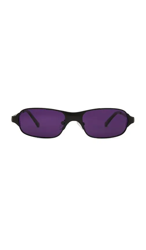 BRU EYEWEAR Aitken Rectangle Sunglasses - Midnight