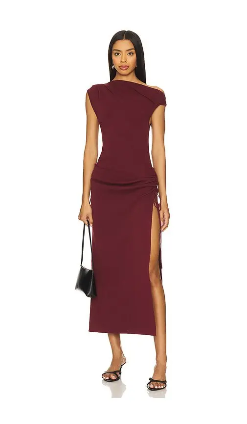 Lioness Original Sin Midi Dress - Maroon