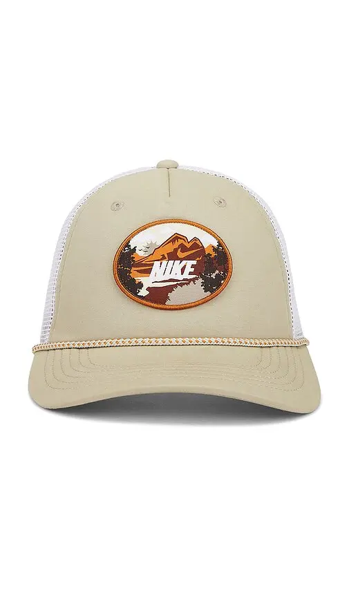 Nike Rise Cap - Desert Khaki  White  & Monarch