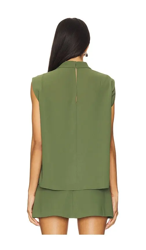 Amanda Uprichard Sleeveless Fabienne Top - Fern