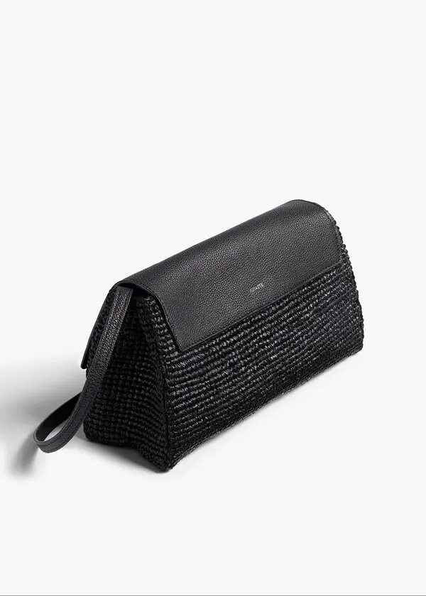 Khaite Raffia Crossbody Bag