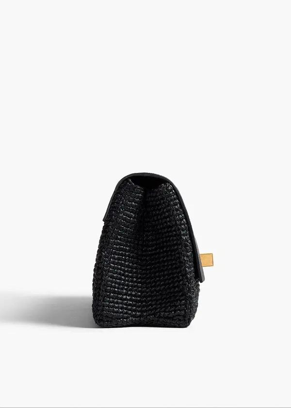 Khaite Raffia Crossbody Bag