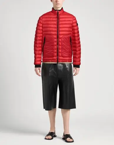 Peuterey Padded Quilted Shell Jacket - Red