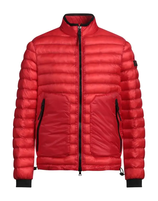 Peuterey Padded Quilted Shell Jacket - Red
