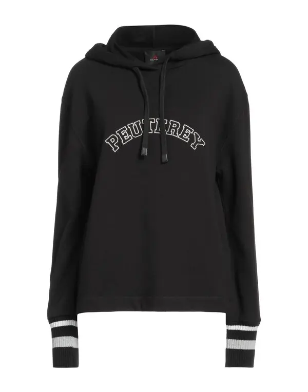 Peuterey Cotton Sweatshirt With Appliqués And Embroidered Logo