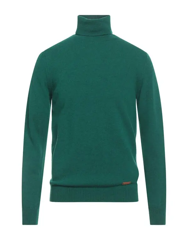 LIU •JO MAN Turtleneck Wool Knit - Green