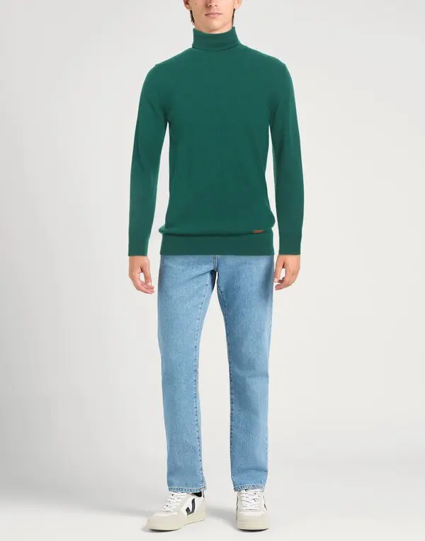 LIU •JO MAN Turtleneck Wool Knit - Green