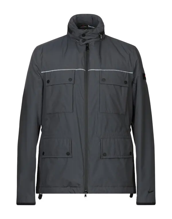 Peuterey Safari Jacket With Reflective Trims - Grey