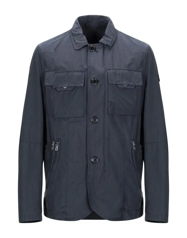 Peuterey Cotton-polyamide Overcoat - Blue