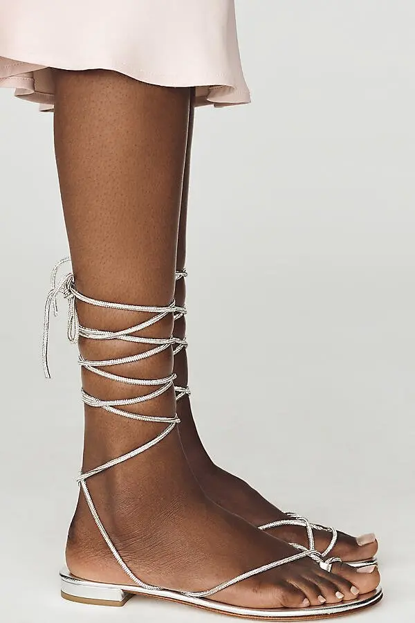 CORNETTI Lecce Toe-ring Lace-up Sandals