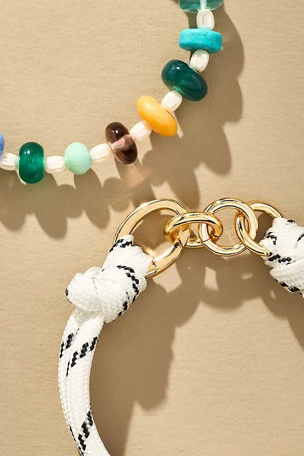 Anthropologie Set Of Two Bracelets - White