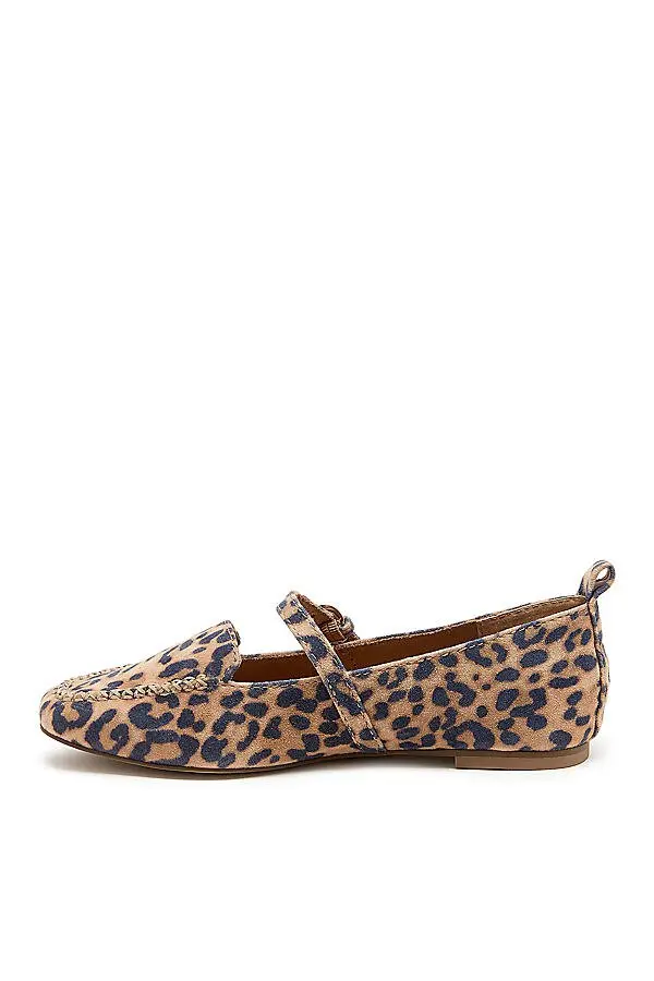 KELSI DAGGER BROOKLYN Ferry Mary Jane Loafers - Leopard