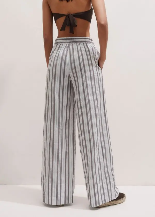ME+EM Striped Drawstring Beach Pant