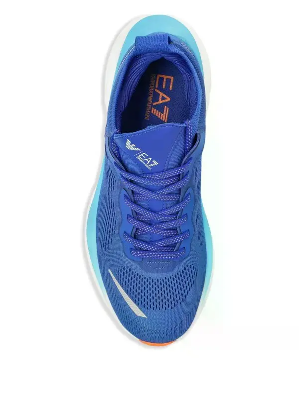 EA7 Logo-patch Sneakers - Blue