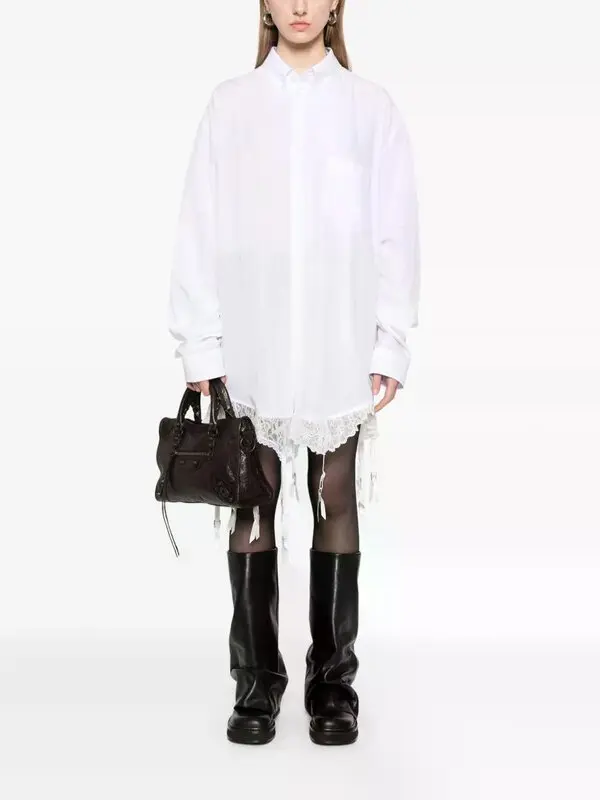 Balenciaga Lace-trim Shirt