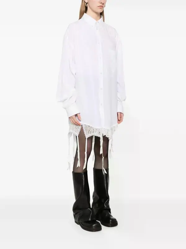 Balenciaga Lace-trim Shirt