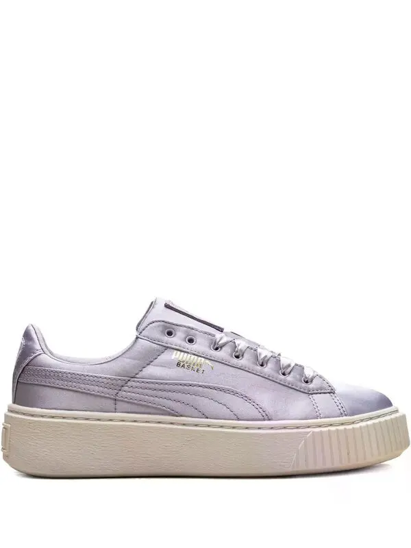 PUMA Platform Satin Sneakers