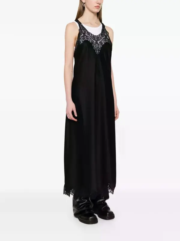 Balenciaga Satin Midi Dress