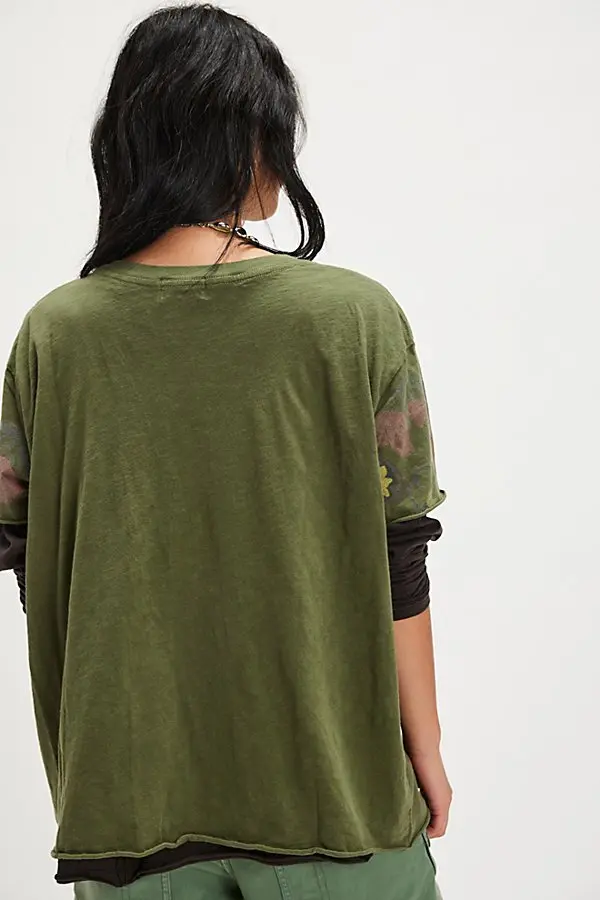 THE BUREAU Secret Garden Tee - Green