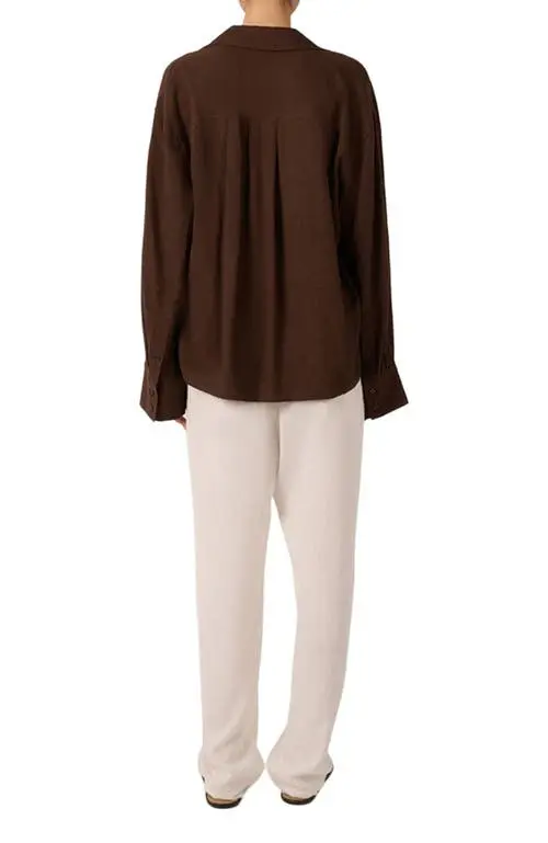 WeWoreWhat Kaftan Linen Top