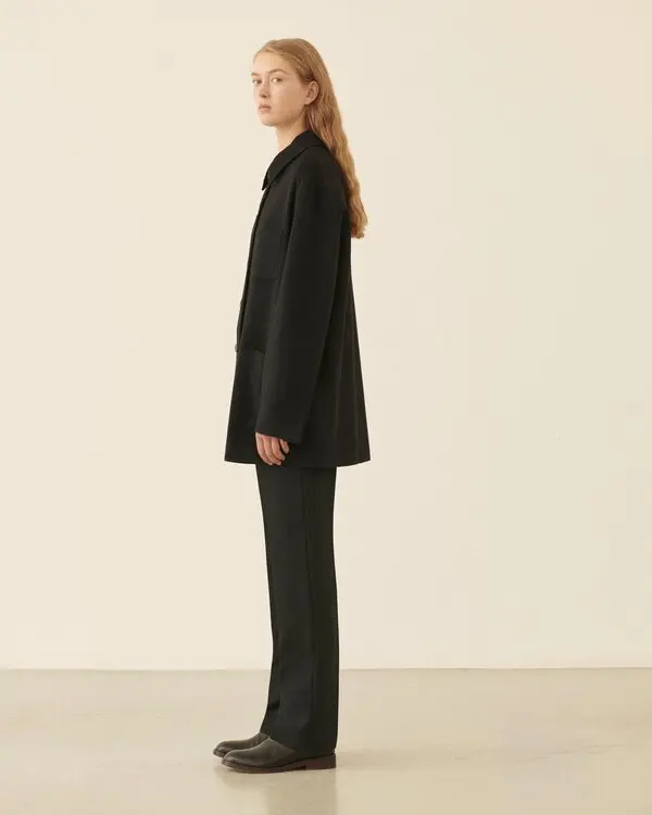Veronica De Piante Amaia Jacket In Wool Jacquard - Black