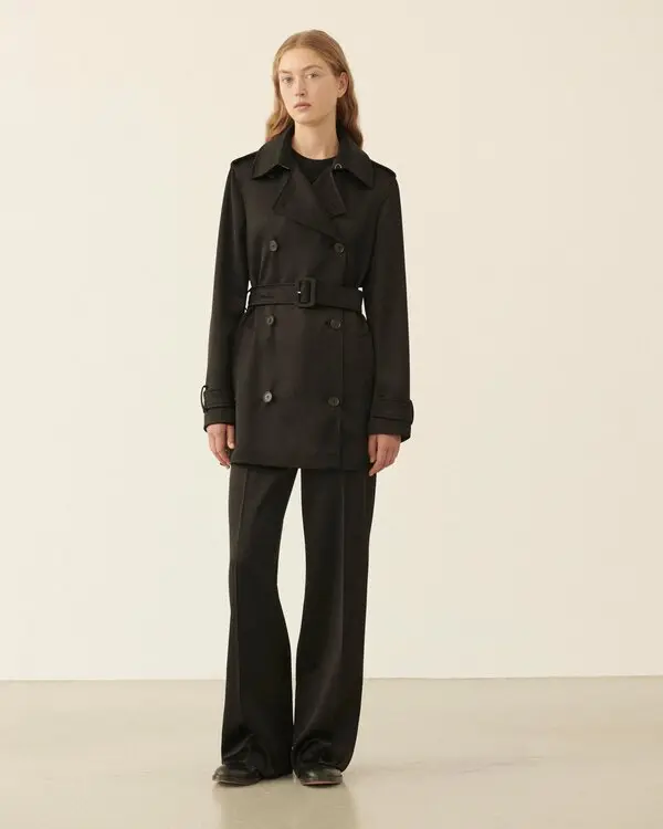 Veronica De Piante Charlotte Viscose Trench Coat