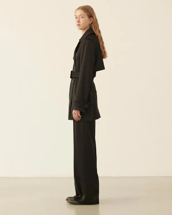 Veronica De Piante Charlotte Viscose Trench Coat