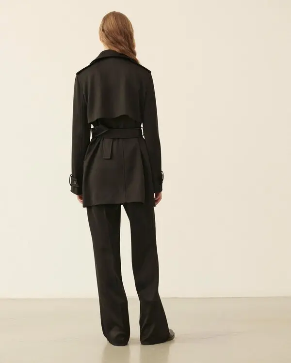 Veronica De Piante Charlotte Viscose Trench Coat