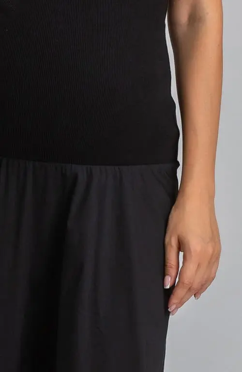 PIETRO BRUNELLI Sleeveless Drop Waist Maternity Maxi Dress