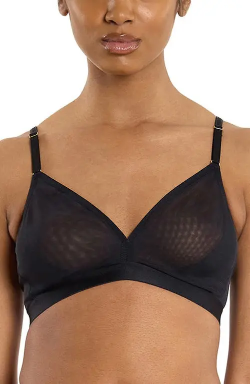 Hanky Panky Mesh Wireless Bra - Black