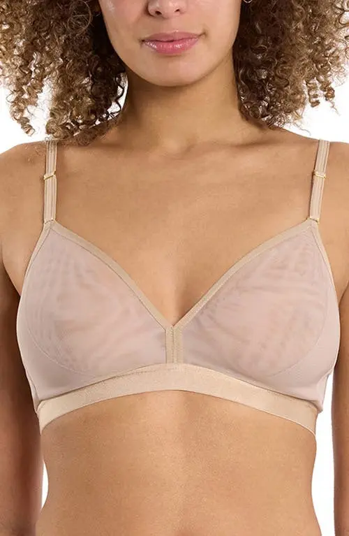 Hanky Panky Mesh Wireless Bra - Chai
