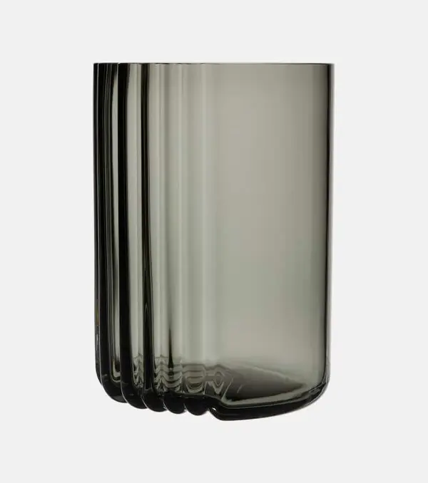 ZAHA HADID DESIGN Pulse Glass Vase - Grey